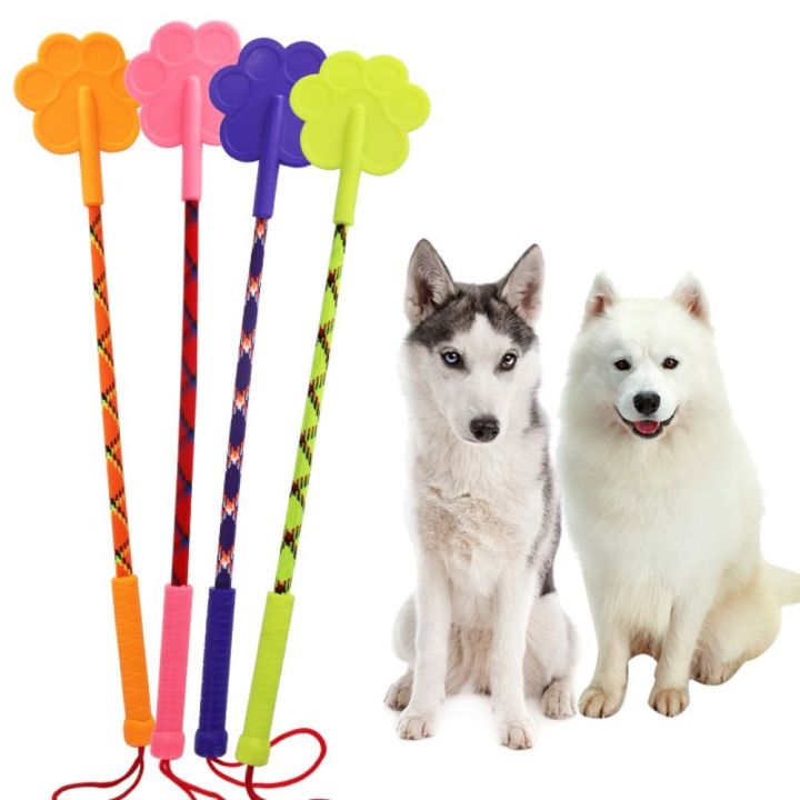 NCNC(OKDEALS01) Rubber Training Dog Whip Non-slip Handle Claw Shaped ...
