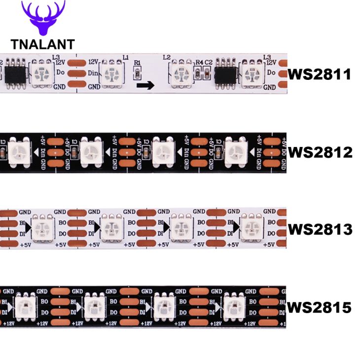WS2812B WS2811 WS2815 WS2813 RGBIC LED Strip 30/60/144Pixels/Leds/m ...