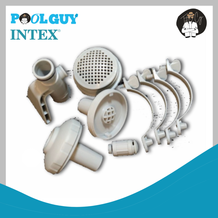 Intex Original 1.25 in. Small Pool Strainer Connector INLET & OUTLET ...