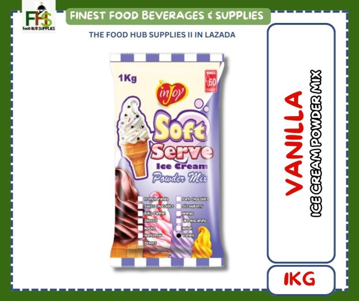 Injoy Vanilla Ice Cream Powder Mix 1KG | Lazada PH