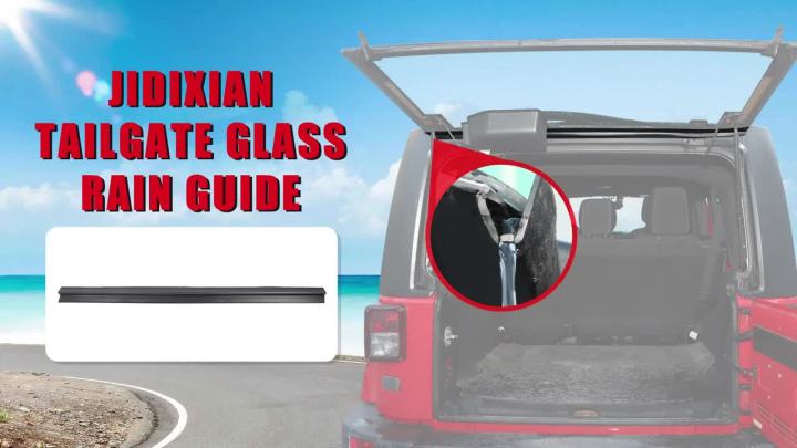 JIDIXIAN Car Tailgate Glass Rain Guide for Jeep Wrangler TJ JK JL 1997 ...