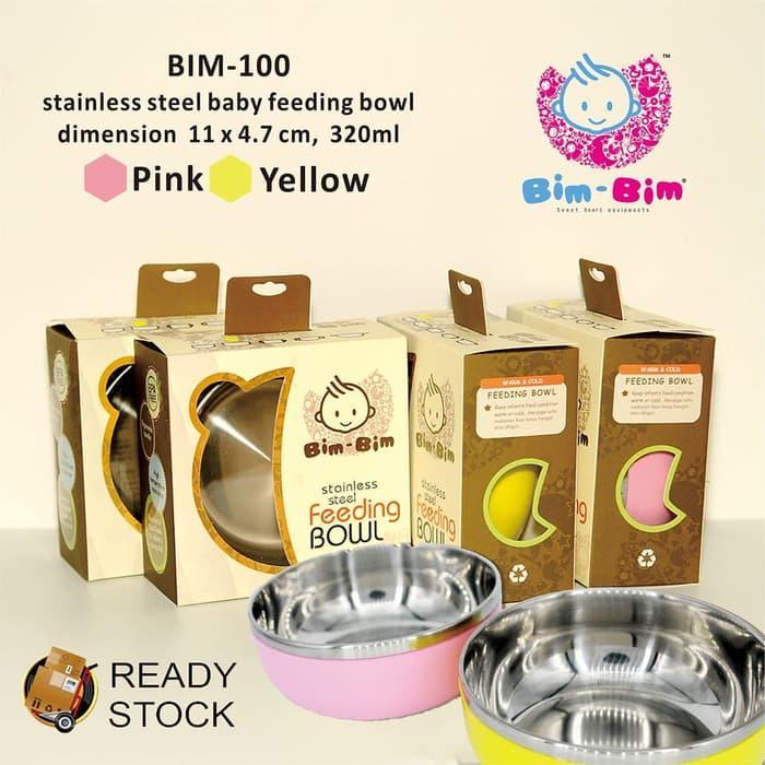 Bim - Bim Stainless Baby Feeding Bowl (bim-100) | Lazada Indonesia