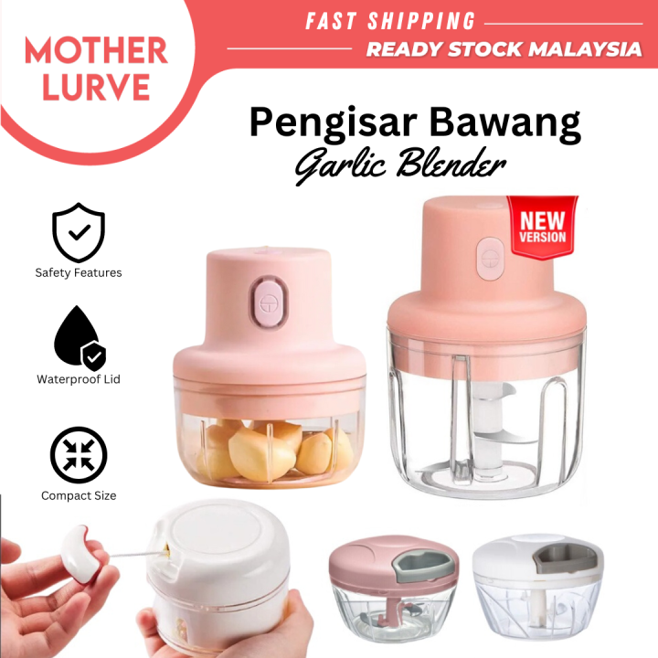 Electric Auto Garlic Onion Chilli Chopper Mincer Blender Mincer USB One ...