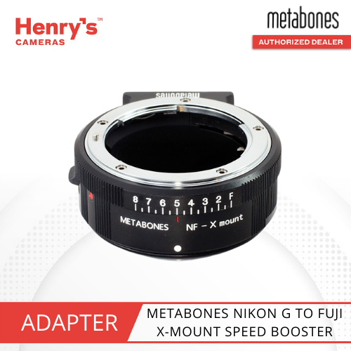METABONES NIKON G TO FUJI X MOUNT SPEED BOOSTER ADAPTER - HENRY'S ...