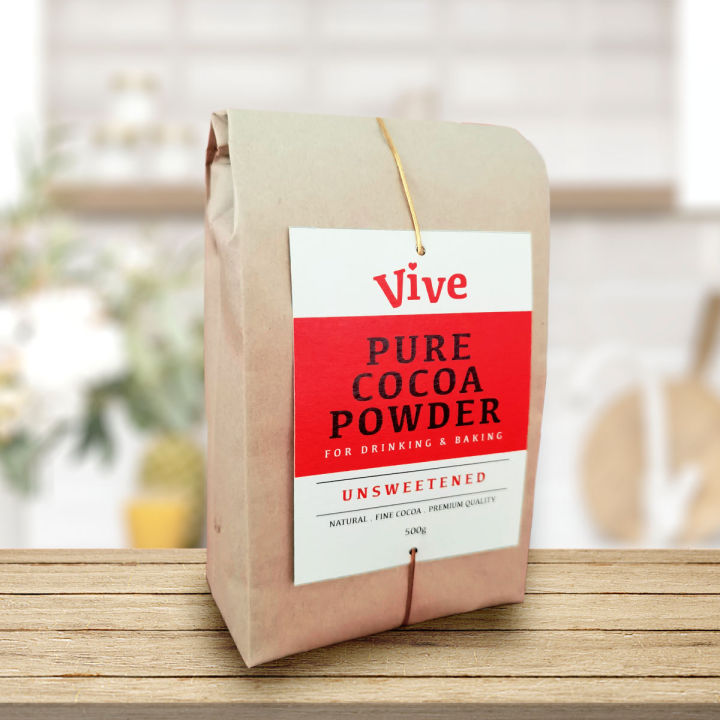 VIVE- Pure Cocoa Powder - Unsweetened, Intense Chocolate Essence| 純可可粉 ...