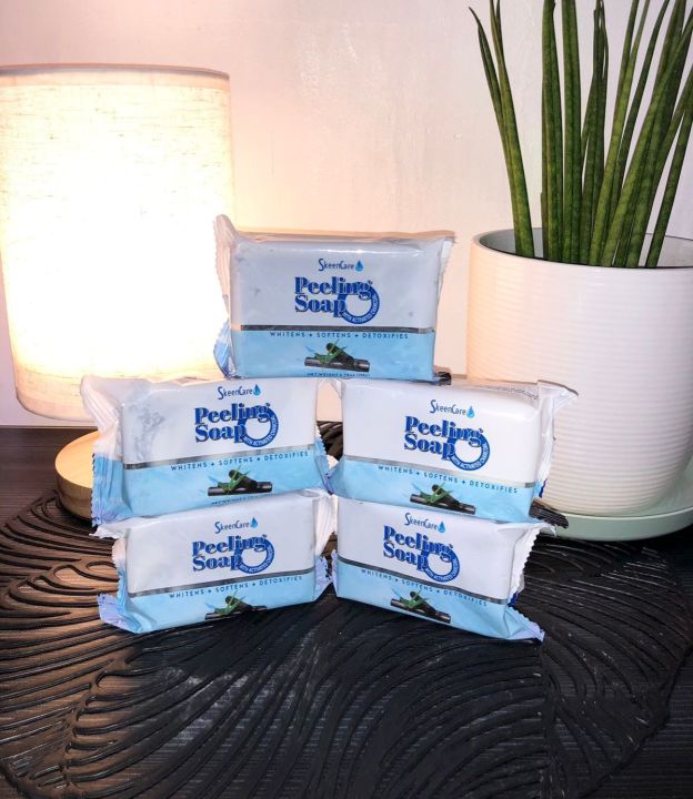 SKEEN CARE PEELING SOAP WITH ACTIVATED CHARCOAL 5 in 1 (135g). | Lazada PH