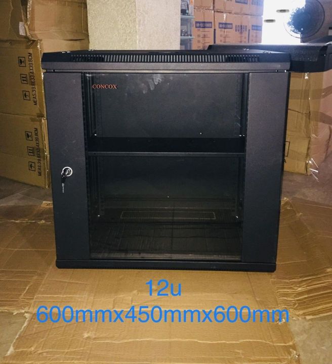 12U Data Cabinet 600MM 450MM Wallmountable server rack cctv (Self ...
