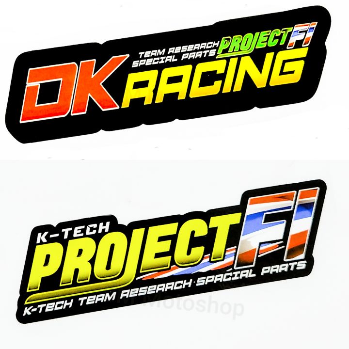 Waterproof Thai Vinyl Sticker Decal - OK Racing, Doreamon, HRC ...