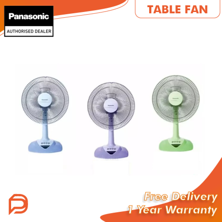 Panasonic Table Fan 12 Inch 3 Speed On Off 1 Year Warranty Stand Fan ...