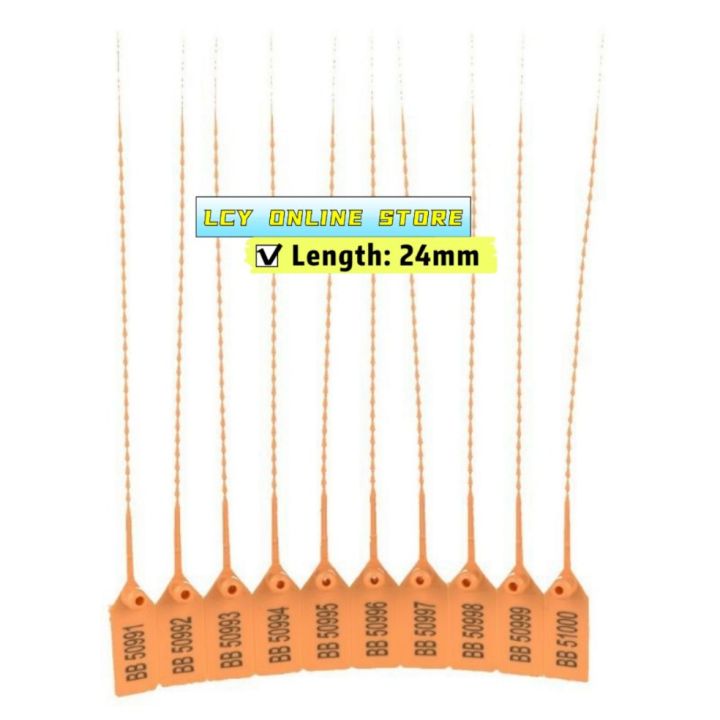 Tagging Security Seal Security Tag with Laser Marking Sequential Number ...