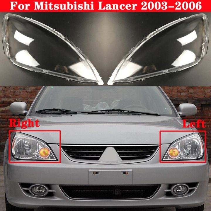 Car Front Headlight Cover For Mitsubishi Lancer 2003-2006 Headlamp ...