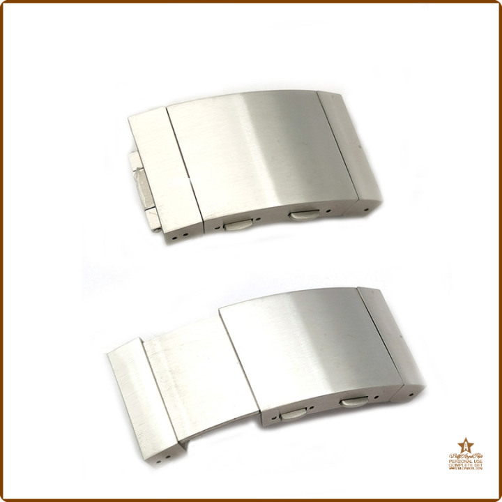 [op040] High Quality 20mm Polished Brushed Clasp 316L Steel safety ...