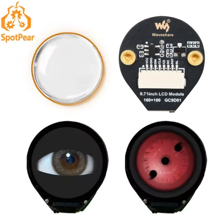 Electronic EYE 0.71 Inch Round LCD Display Screen For Arduino Raspberry ...