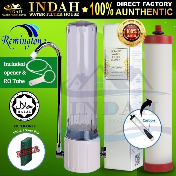 CTC Single Water Purifier Housing With Remington Ceramic Carbon Block ...