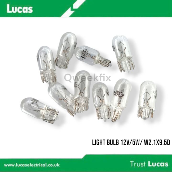 Lucas Light Bulb T10 12V 5W | Lazada PH