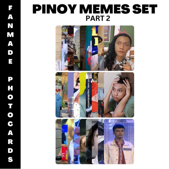 PINOY MEMES SET [PART 2] FANMADE PHOTOCARD | Lazada PH