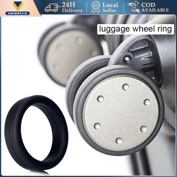 Luggage Wheel Ring Stretchable Silicone Suitcase Wheels Protector ...
