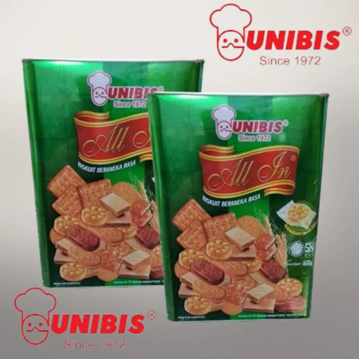 Biskuit unibis all in kaleng 600 gram,kue lebaran | Lazada Indonesia