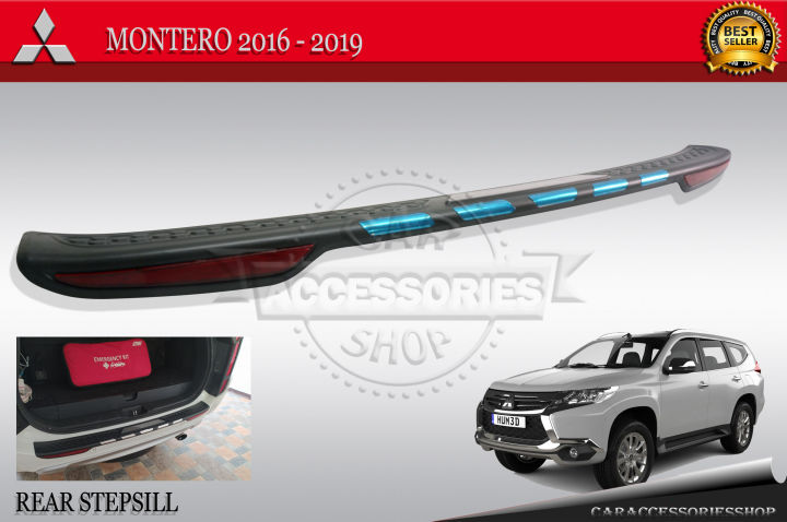 MITSUBISHI MONTERO SPORTS 2016 2017 2018 2019 REAR BUMPER GUARD / REAR ...