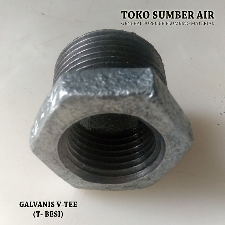 1 X 1/2 " GALVANIS VRING (FITTING T BESI) | Lazada Indonesia