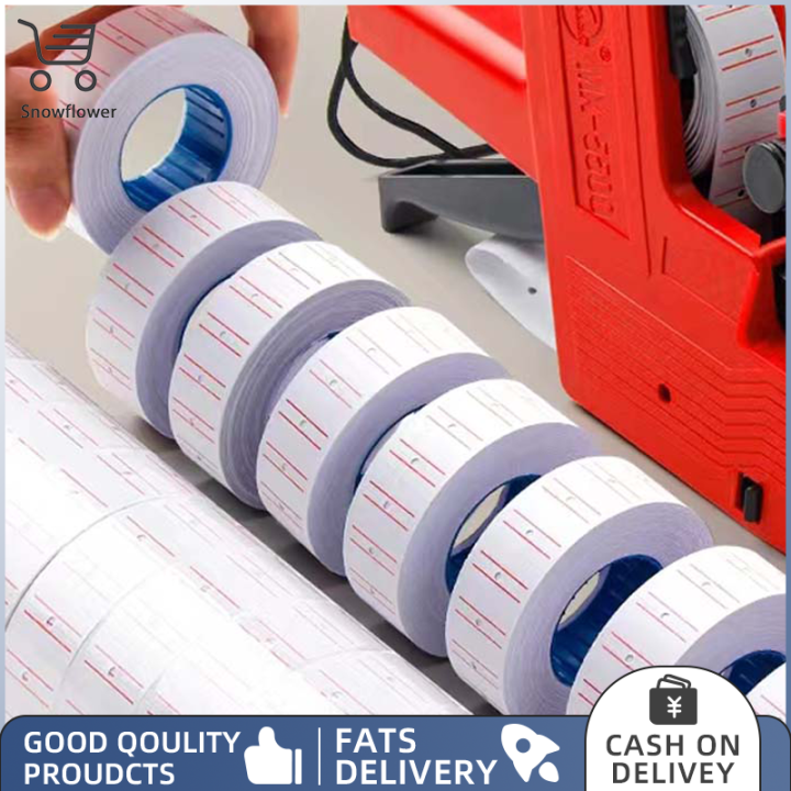 Print Price Tag Sticker Durable Price Gun Tag Single-Row Coded Machine ...