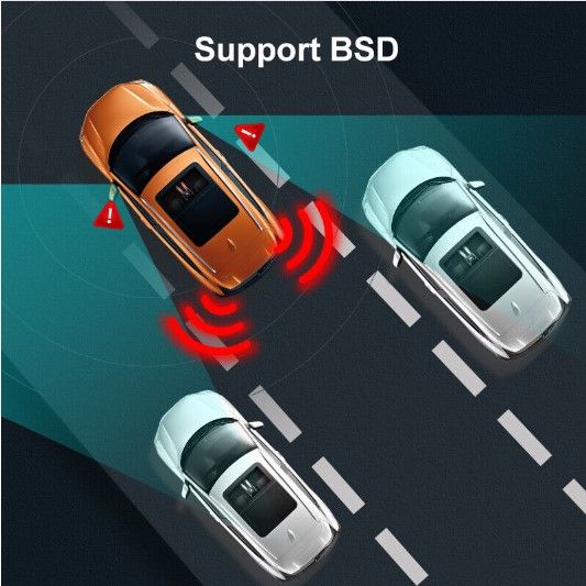 10" 4K Anytek Q8 1080P Car Mirror Rear Camera Dash Cam Vehicle Dual ...