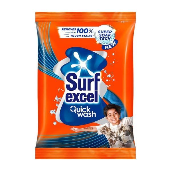 Surf Excel Quick Wash Detergent Powder 1 kg, Washing Powder with Lemon ...