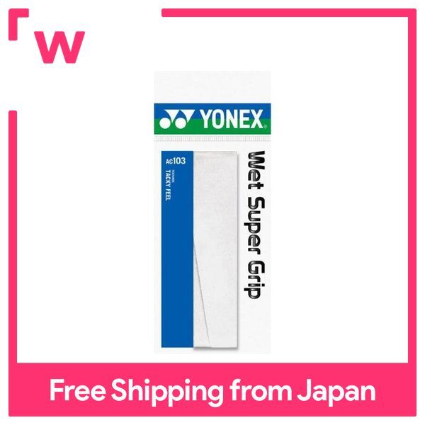 YONEX Wet Super Grip 1P AC103 (011)White | Lazada Singapore