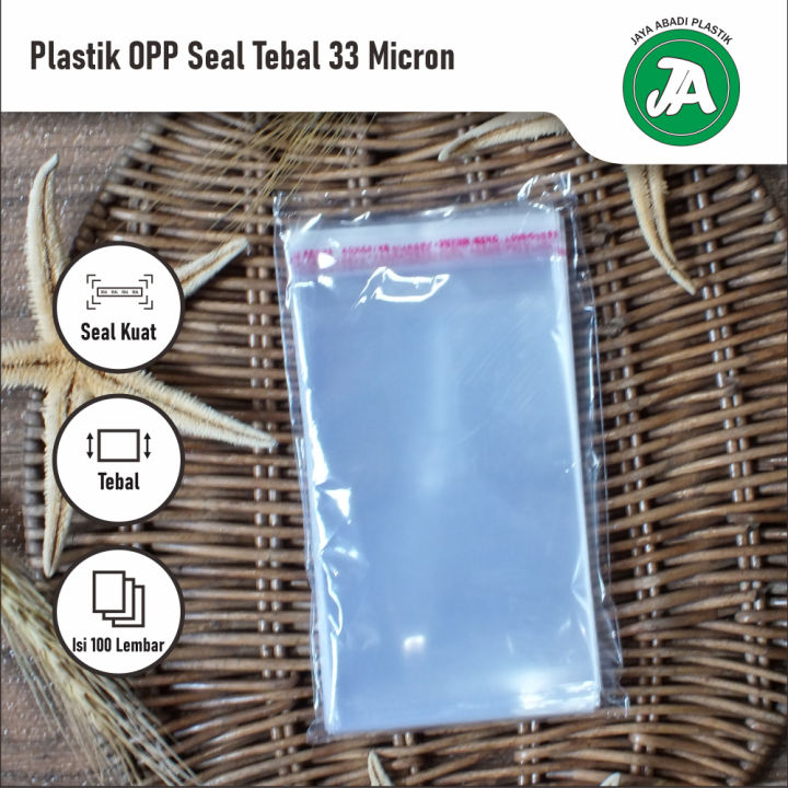 Plastik Opp 20 x 30 cm 33 mic tebal Plastik opp seal isi 100 Lembar | Lazada Indonesia