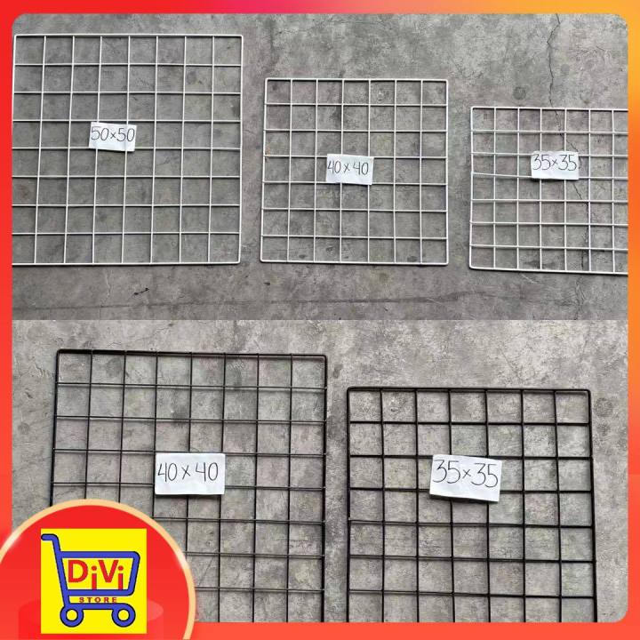 DIVI STORE (1pcs ）35x35/30x30/mini size Mesh Wire Mesh Grid Wall Decor ...