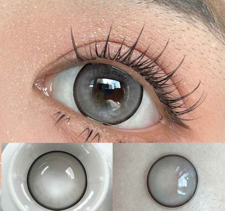 Softlens Penggunaan Tahunan kacamataLensa kontak bergradasi 14.2mm ...