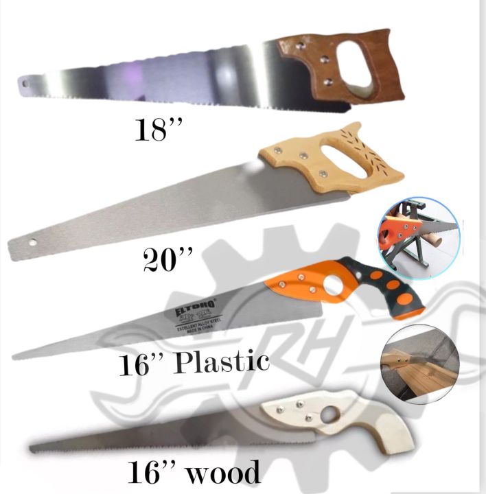 Lagaring Kahoy Wood-Plastic Handle / Hawksaw Wood Heavyduty 16, 18, 20 ...