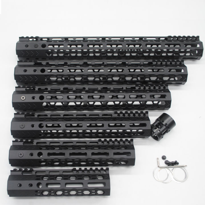 Trirock AR 15 Handguard Rail 7 9 10 12 13.5 15 inch For M4 Mlock ...