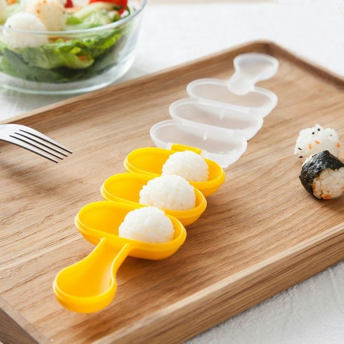 Cetakan Nasi Bulat Bento Rice Ball Shaker 2in1 Dengan Centong Nasi ...