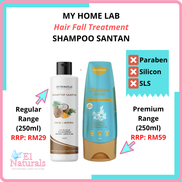 Myhomelab Shampoo Santan Regular Or Premium Coconut Milk Shampoo Hair