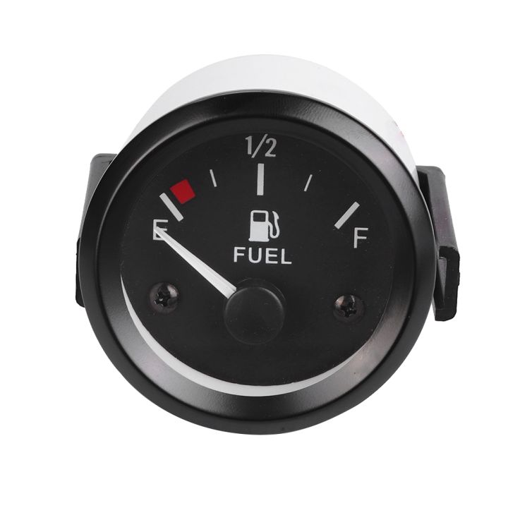 Universal 52mm LED Backlight Fuel Gauge 12V E-1/2-F Universal 2" Fuel ...