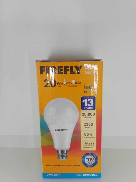 LED BULB 20 WATTS (FIREFLY) | Lazada PH
