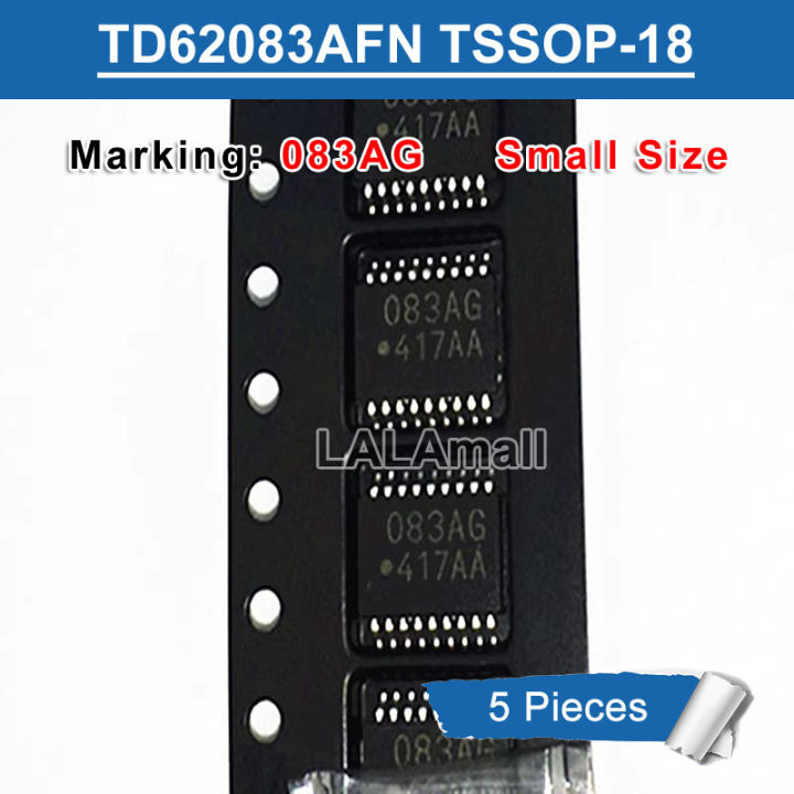 5pcs 083AG TSSOP-18 TD62083AFN TD62083 TSSOP18 SMD 8ch Darlington Sink ...