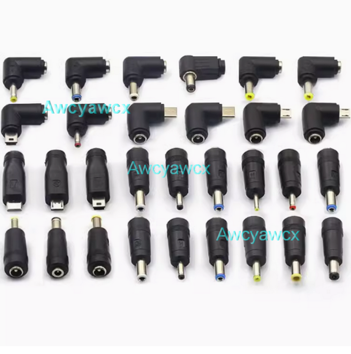 DC Power plug male To female Laptop Adapter Charger Converter Angle 5 ...