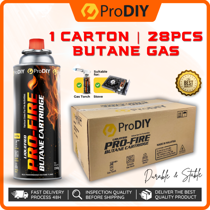 1 Carton Butane Gas Refill Camping Equipment Cooking Gas Stove 28 ...