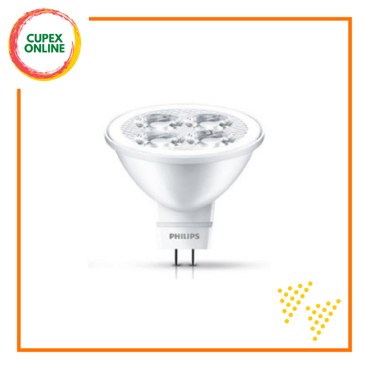 PHILIPS Essential LED 5-50W MR16 24D (2700K/6500K) Warm White/Cool Daylight | Lazada