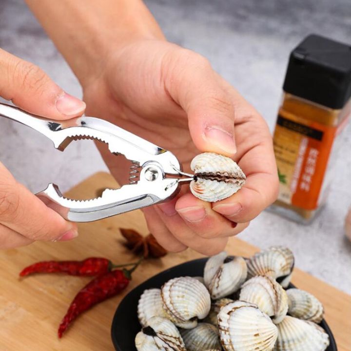 Stainless Steel Clamp Nuts Pliers Clams Shell Fish Crab Shell Clip ...