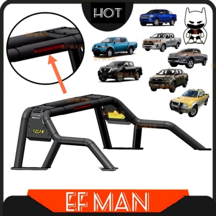 RDX TRD 4X4 ROLL BAR WITH BRAKE LAMP HILUX RANGER DMAX NAVARA TRITON ...