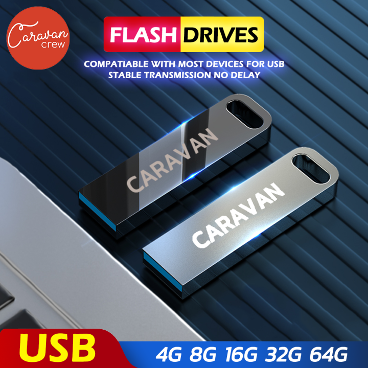X# Caravan crew แฟลชไดรฟ์ วัสดุโลหะ ดิ4G 8G 16G 32G 64G Flash Drive | Lazada.co.th
