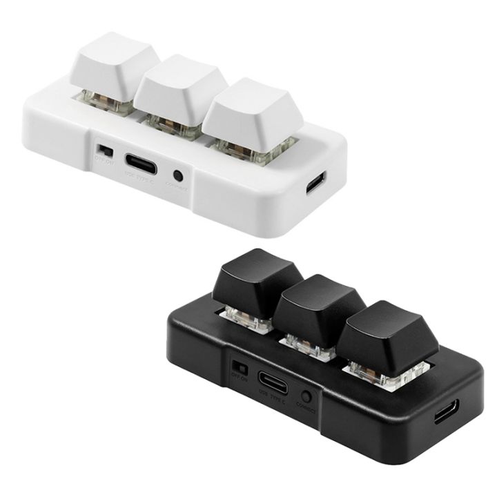 D2usb Custom Programming Macro Knob Keyboard 3 Keys Copy Paste Mini Button Photoshop Gaming