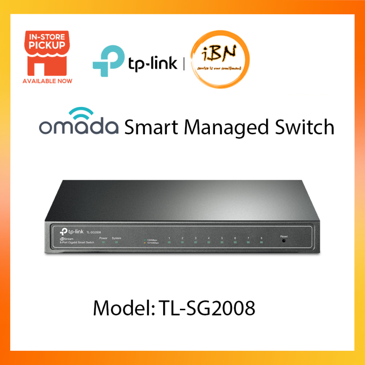 TP-Link TL-SG2008 JetStream 8-Port Gigabit Smart Switch @ IBN | Lazada