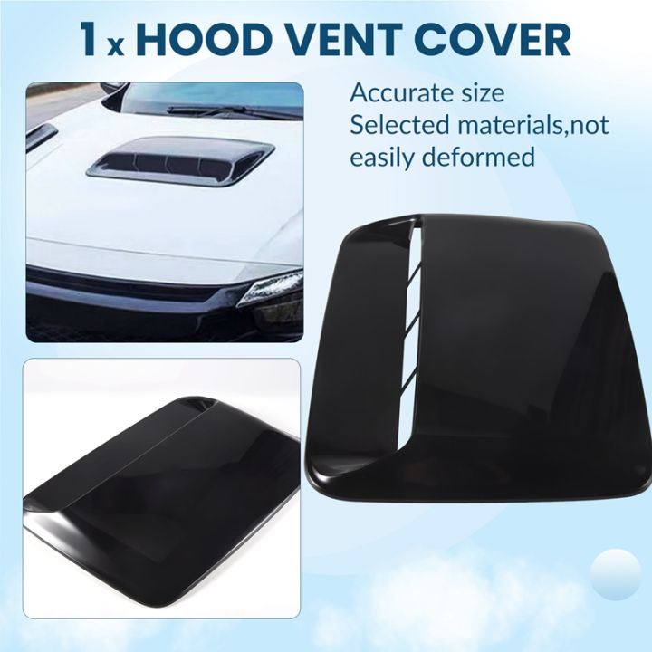 Car Universal Hood Vent Air Outlet Cover for Hood Scoop Air Flow Intake ...