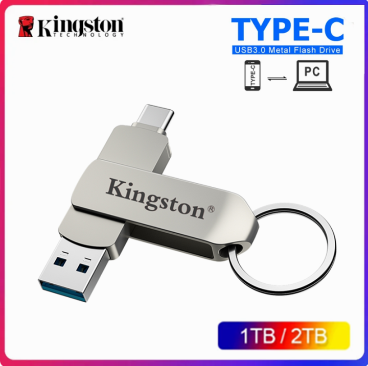 Kingston OTG USB Flash Drive Type-C 1TB 2TB Memory OTG USB Stick Key ...