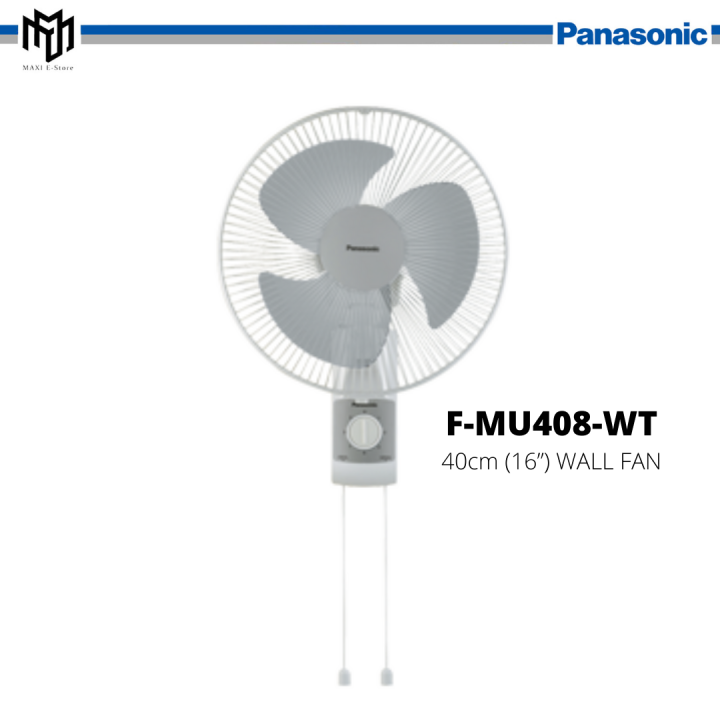 Panasonic 40cm (16”) Wall Fan F-MU408-WT | Lazada Panasonic 40cm (16”) Wall Fan F-MU408-WT | Lazada