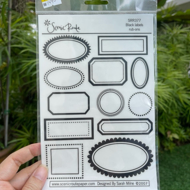 Scenic Route - Black Labels Rub-ons / Decal Transfers | Lazada